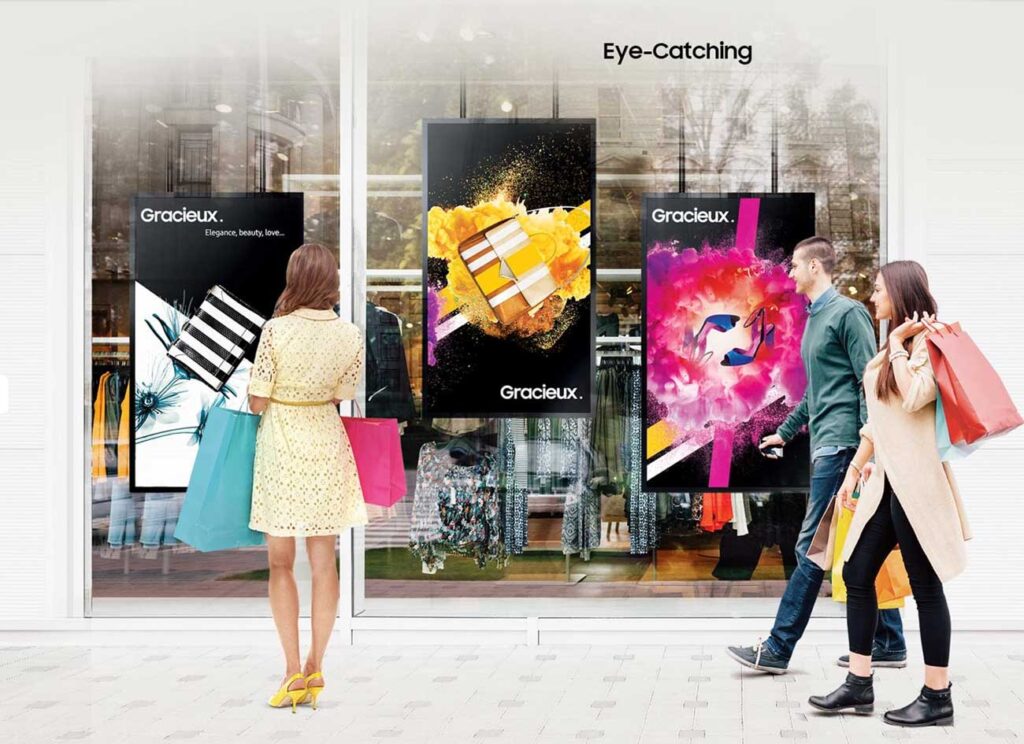 Double-Sided Window Displays | firmChannel Digital Signage